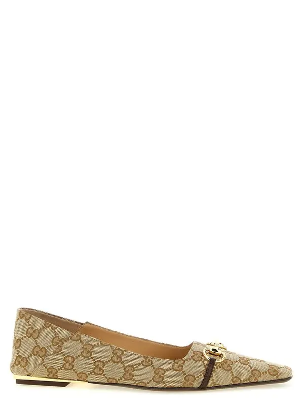 Gucci Vittoria' Ballet Flats - Cream