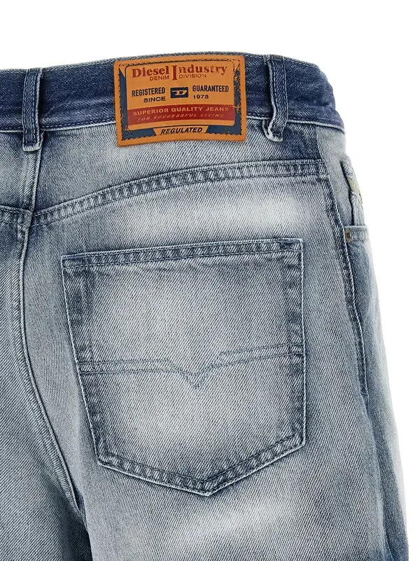 DIESEL® De-helios-fsi' High Waist Denim Shorts