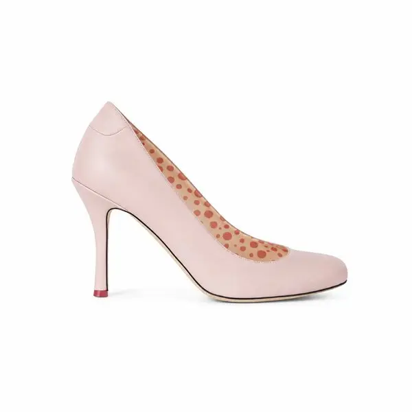 CHEETAH STORIES SA Neutrals Classic Cheeletto Pump Blush