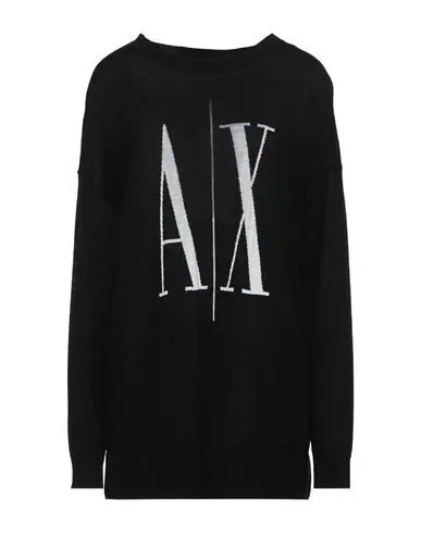 Armani Exchange Sweater Size Virgin Wool, Wool, Polyamide - Black