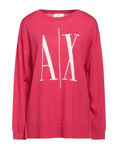 Armani Exchange Sweater Size Virgin Wool, Wool, Polyamide - Red