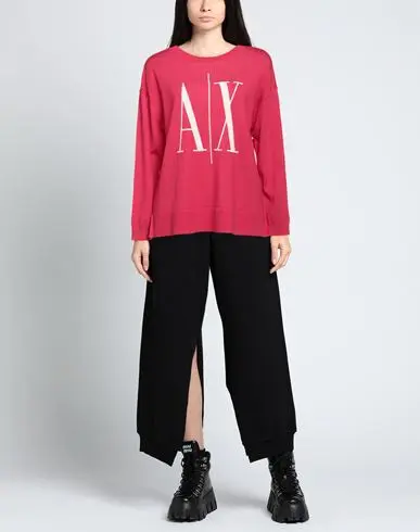Armani Exchange Sweater Size Virgin Wool, Wool, Polyamide - Red