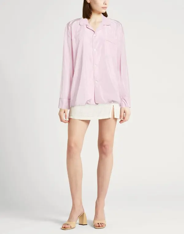 Fabiana Filippi Taffeta Shirt With Piped Trims