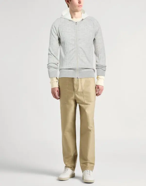 Eleventy Lightweight Wool, Silk, Linen, And Polyamide Zip-up Cardigan