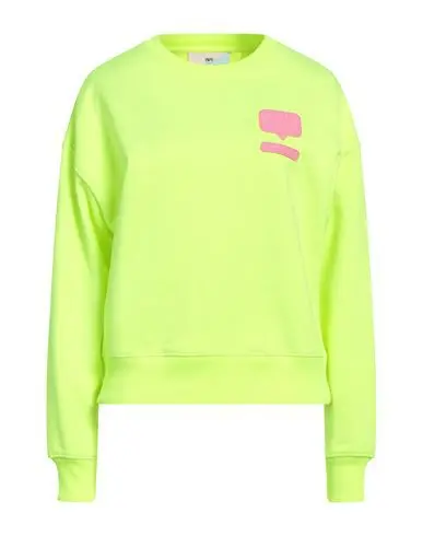 CHIARA FERRAGNI Sweatshirt Lime Size Polyester, Cotton, Elastane