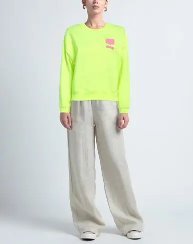 CHIARA FERRAGNI Sweatshirt Lime Size Polyester, Cotton, Elastane