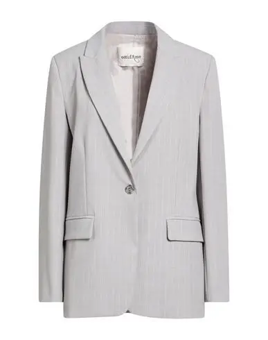 OTTOD'AME Single-breasted Striped Blazer - Grey