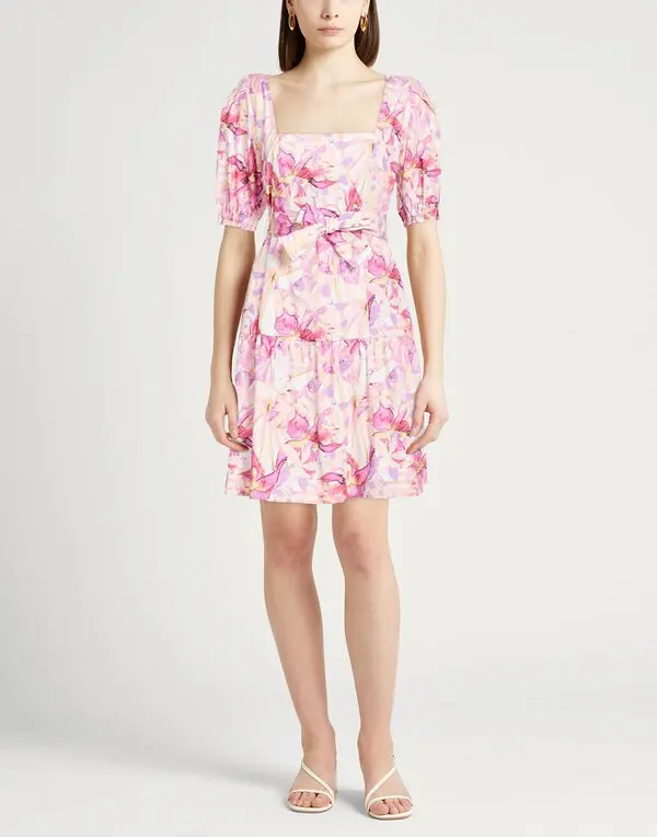 Liu Jo Mini Dress Lilac Size Cotton
