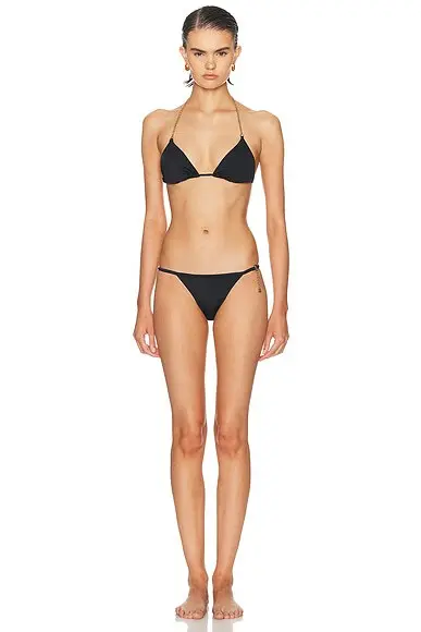 Dolce & Gabbana Jersey Stretch Bikini Set - Black