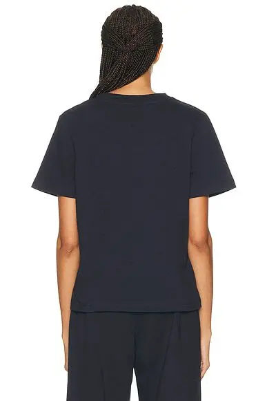 H-o-r-s-e The High V Tee - Navy