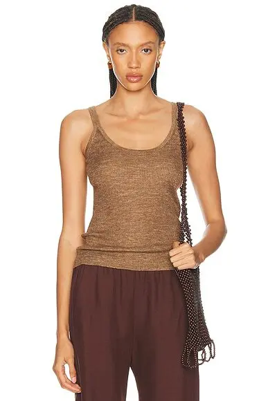 Gabriela Hearst Cinxia Tank Top - Chestnut