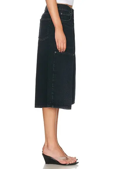 HAIKURE Legacy Wide Leg Denim Shorts