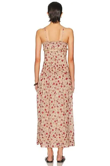 Isabel Marant Étoile Demy Printed Cotton Midi Dress