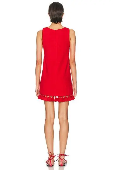 Cap D'antibes Manon Mini Dress - Rouge