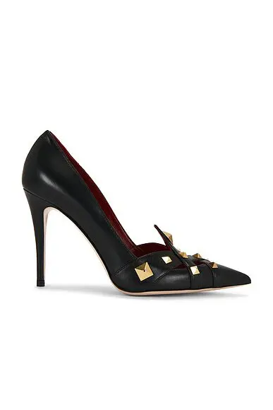 Valentino Garavani Studded Pointed Toe Stiletto Pumps