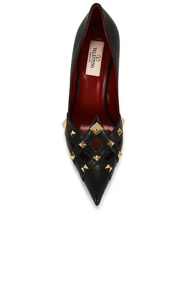 Valentino Garavani Studded Pointed Toe Stiletto Pumps
