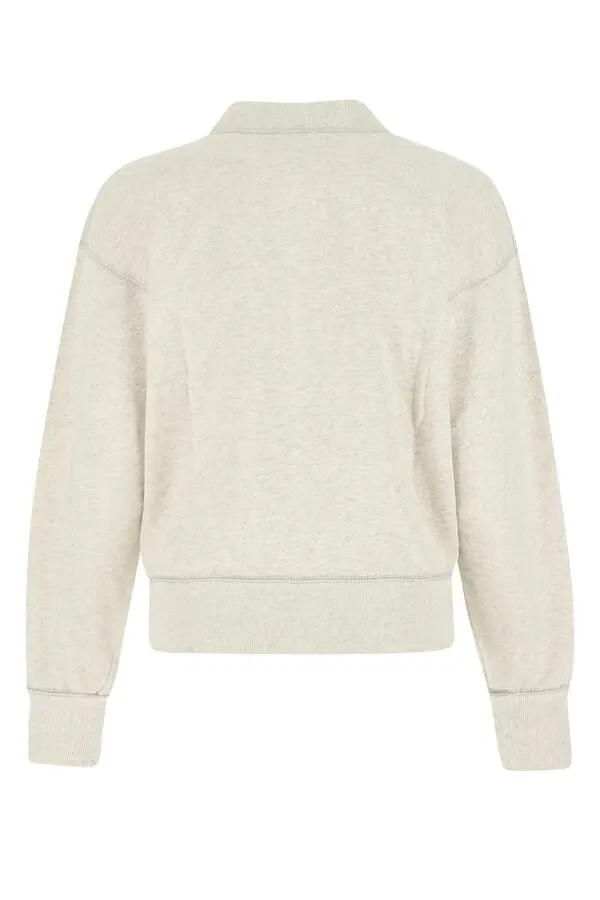 Isabel Marant Étoile Melange Sand Cotton Blend Moby Sweatshirt