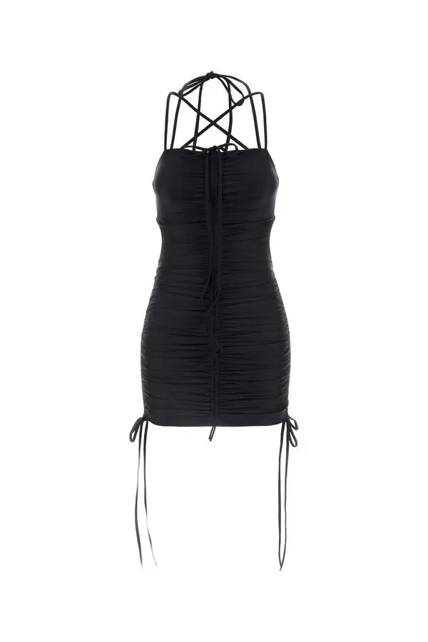 Balenciaga Stretch Nylon Mini Dress