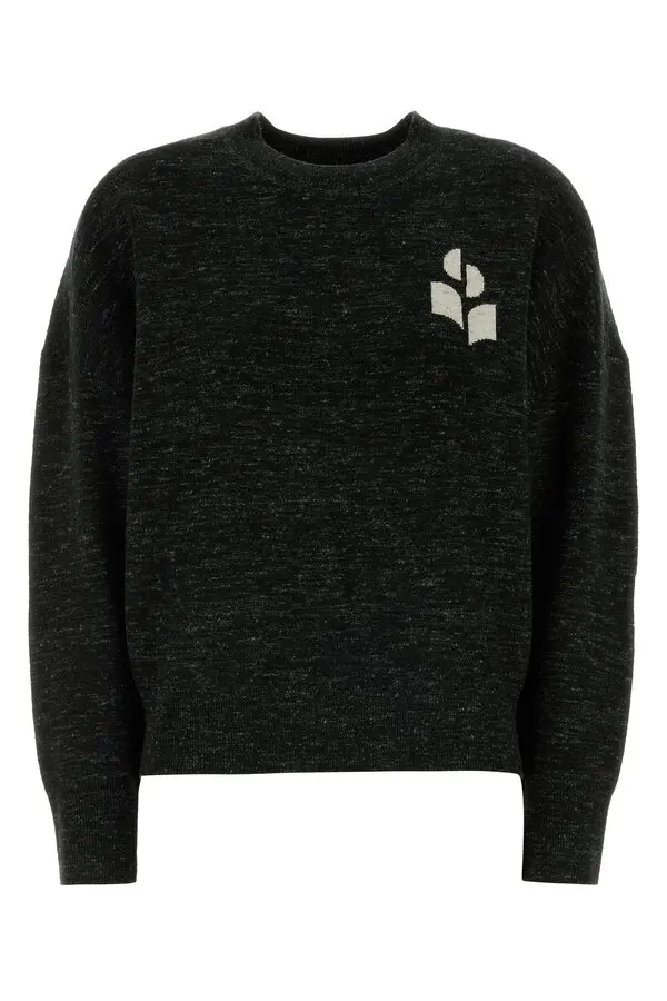 Isabel Marant Étoile Melange Viscose Blend Atlee Sweater - Black