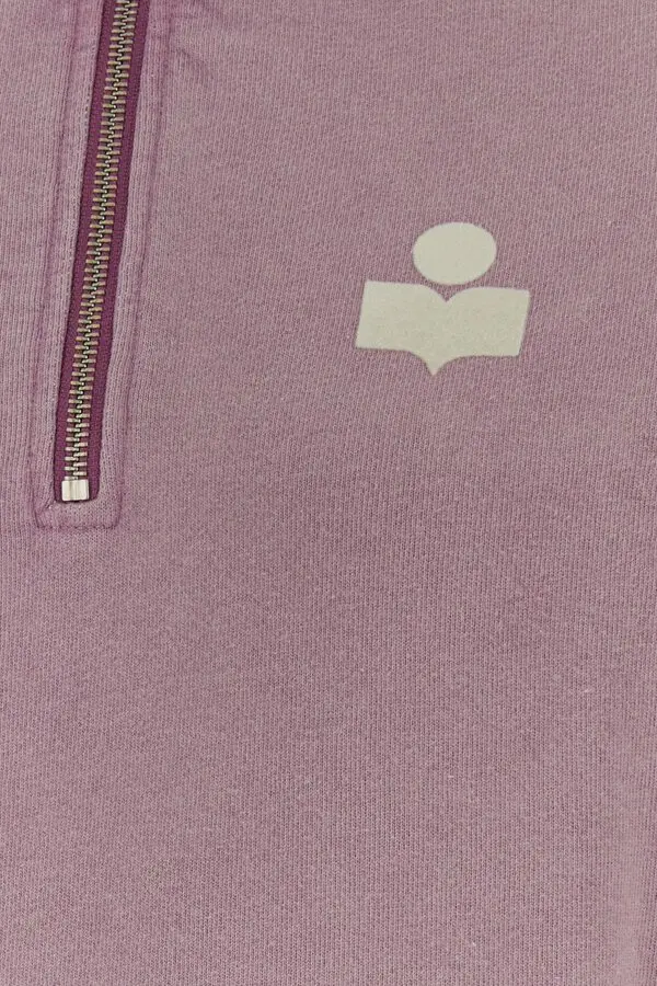 Isabel Marant Étoile Lilac Cotton Blend Ross Sweatshirt