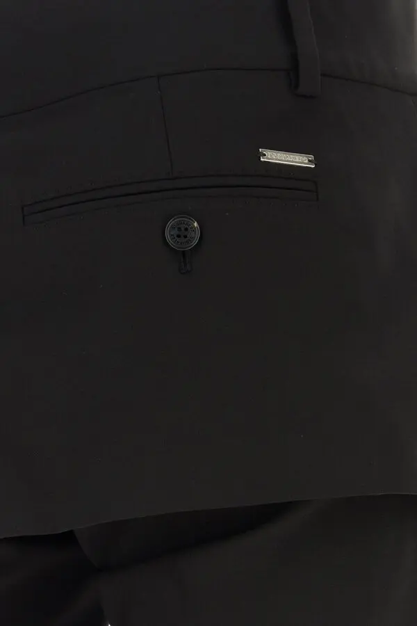 Dsquared2 Stretch Wool Peek-a-boo Blend Pant