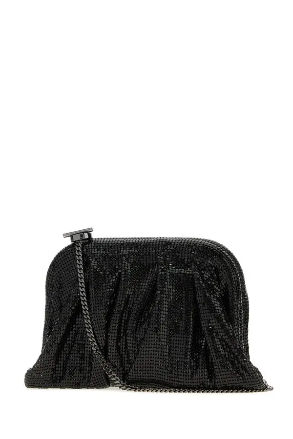 Benedetta Bruzziches Embellished Fabric Small Venus Clutch