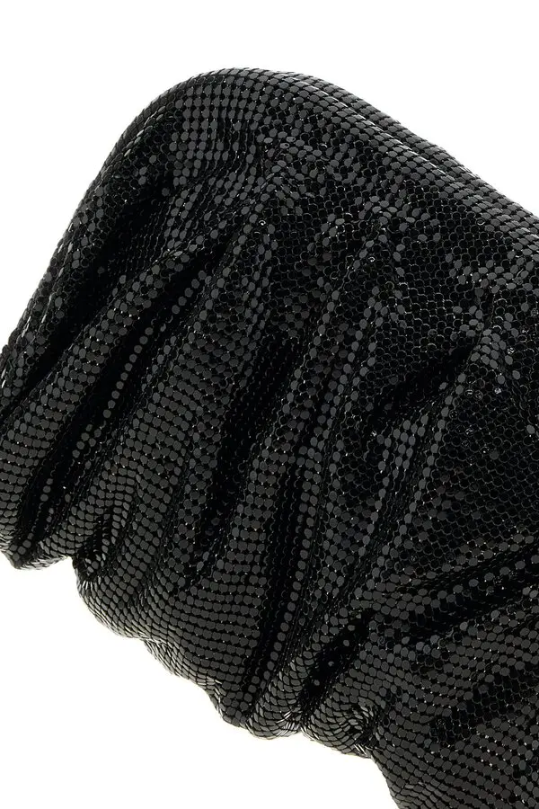 Benedetta Bruzziches Embellished Fabric Small Venus Clutch