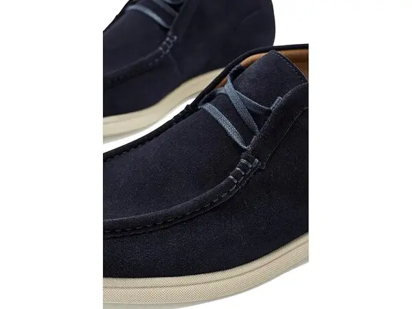 BOSS Sienne Wallaby Ankle Boots With Moc Toe - Blue