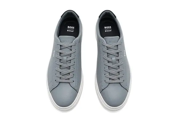 BOSS Kieran Mesh Cupsole Sneakers Shoes Medium Gray - Brown