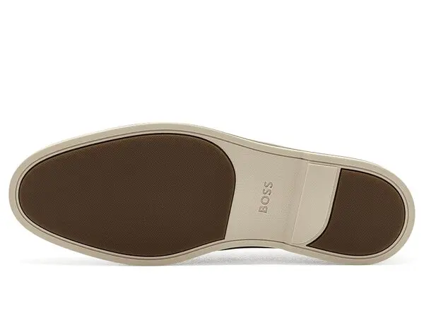 BOSS Hedley Suede Loafers Flat Shoes Dark - Beige