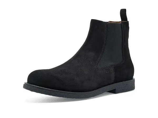 BOSS Kope Suede Chelsea Boots - Black