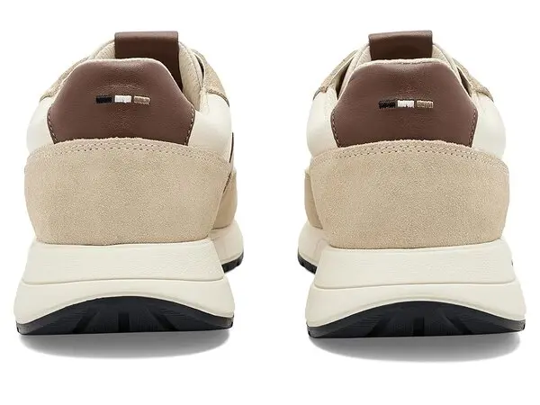 BOSS Vinston Low Profile Leather Sneakers Shoes - Tan