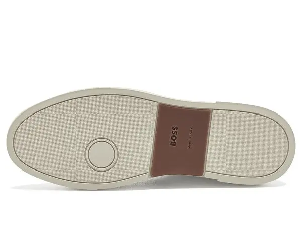 BOSS Gary Two Tone Leather Sneakers Shoes Open