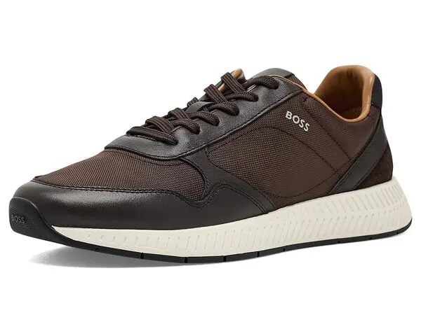 BOSS Essential Low Profile Sneakers - Brown