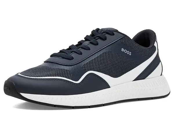 BOSS Essential Low Profile Sneakers - Navy