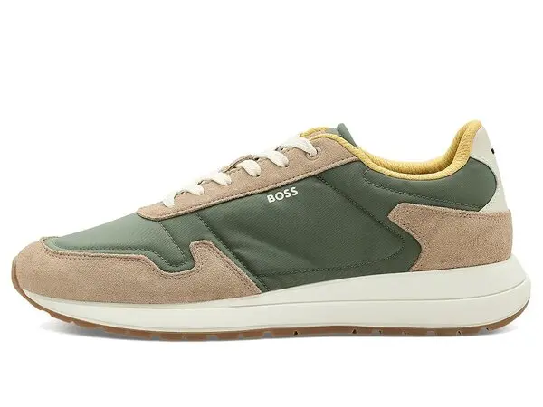 BOSS Vinston Low Profile Sneakers Shoes Open - Green
