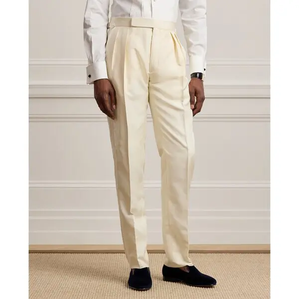 Ralph Lauren Gregory Hand-tailored Tuxedo Trouser