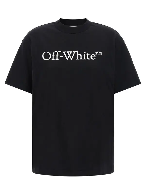 Off-White Big Logo Bookish T-shirt - Black