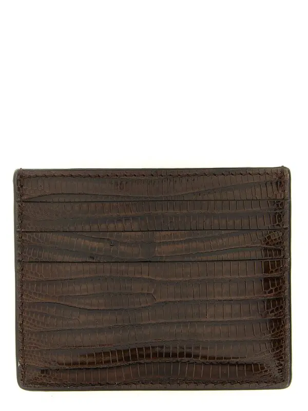 Brunello Cucinelli Leather Cardholder - Brown