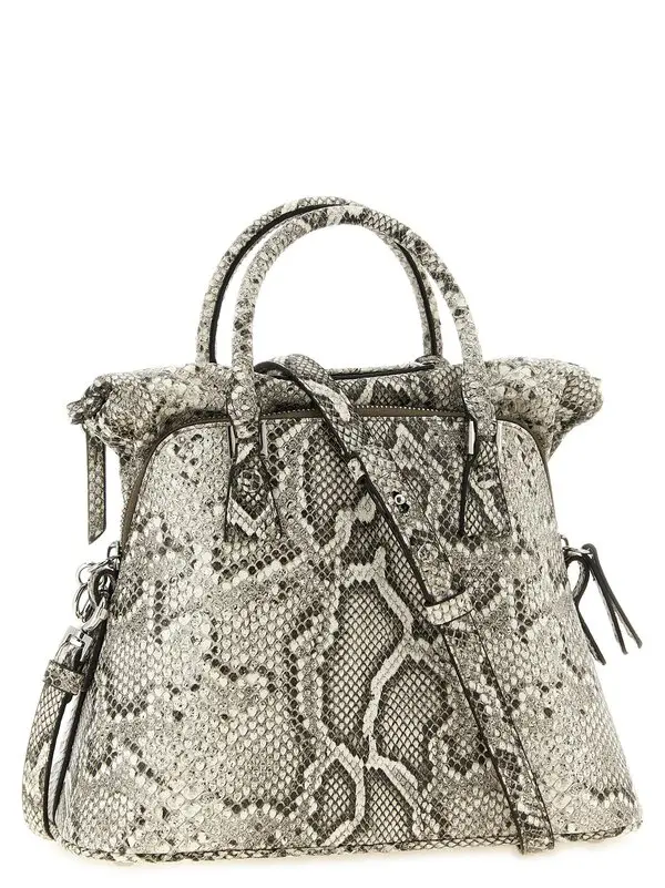 MAISON MARGIELA 5ac Classique' Mini Shoulder Bag - Gray