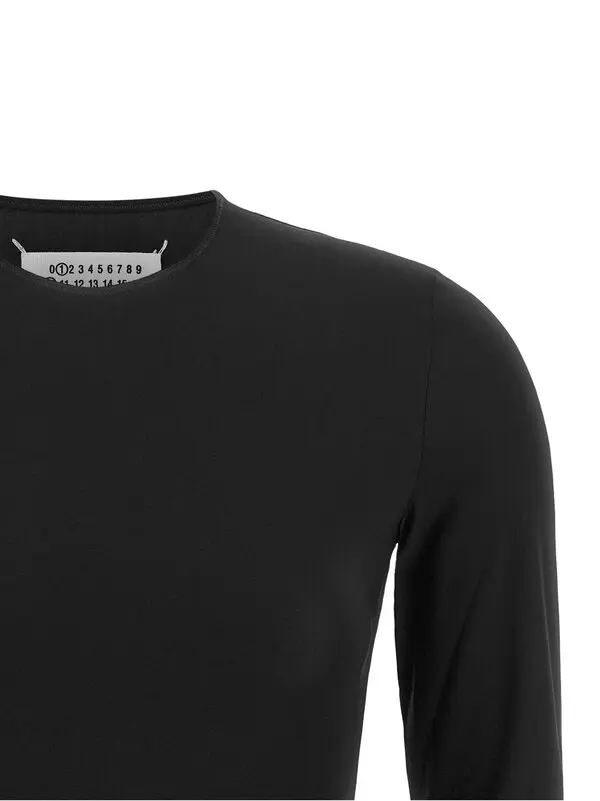 MAISON MARGIELA Long Sleeve Crewneck Bodysuit