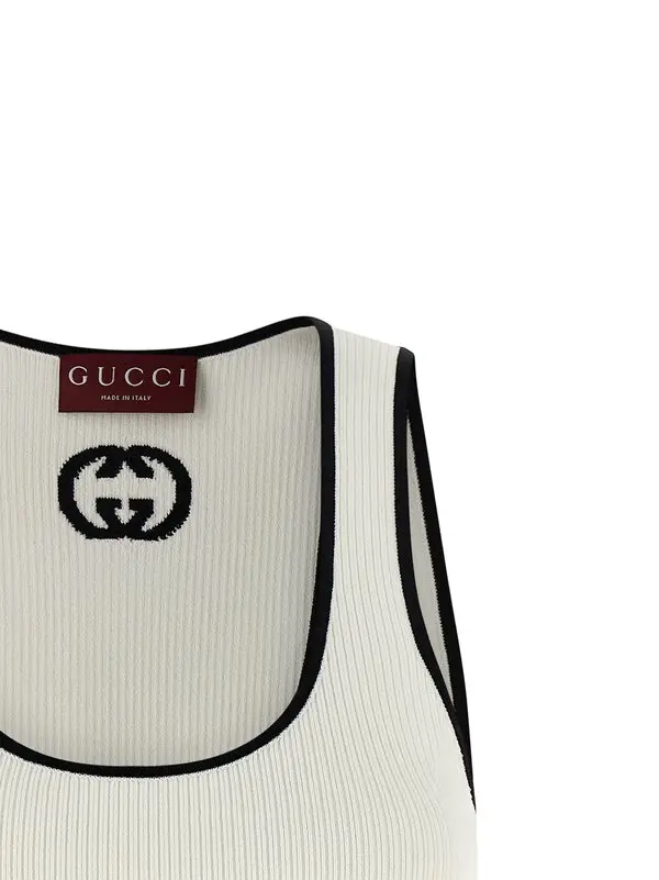 Gucci Incrocio Gg' Tank Top