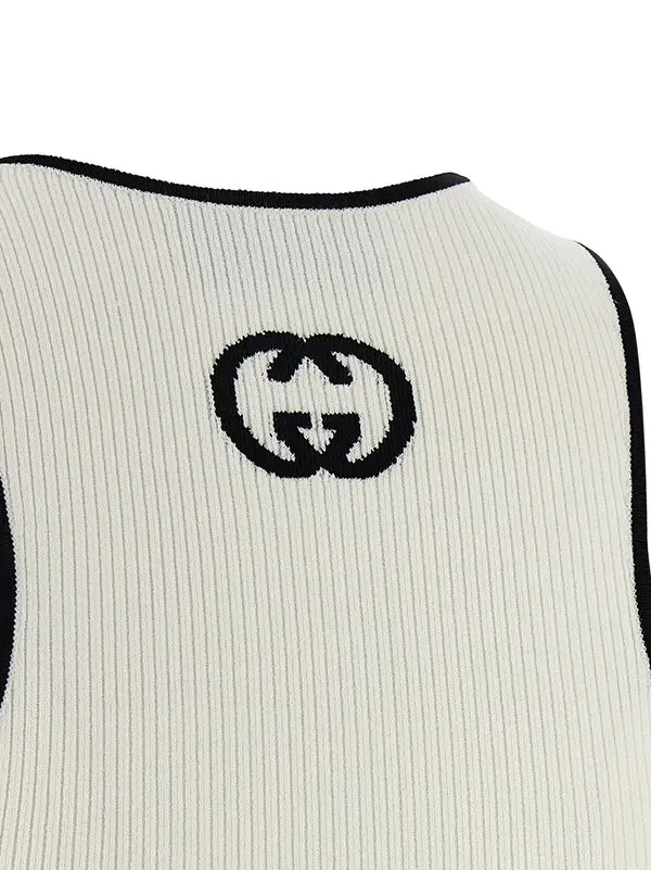 Gucci Incrocio Gg' Tank Top