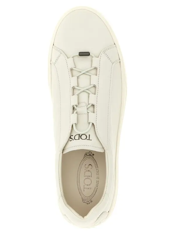 TOD'S Sportivo Calf Leather Sneakers With Embossed Logo