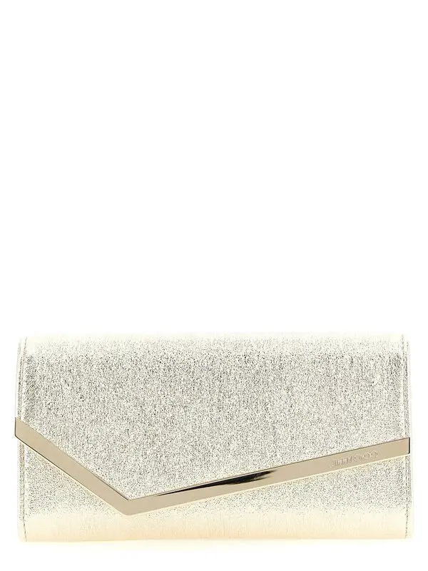 JIMMY CHOO Emmie Clutch Bag - Gold