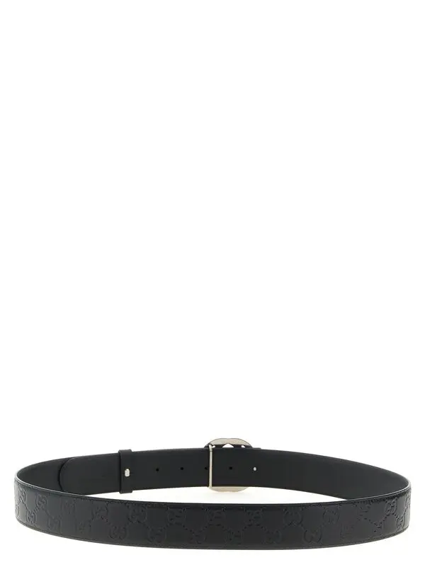 Gucci Incrocio Gg' Reversible Belt