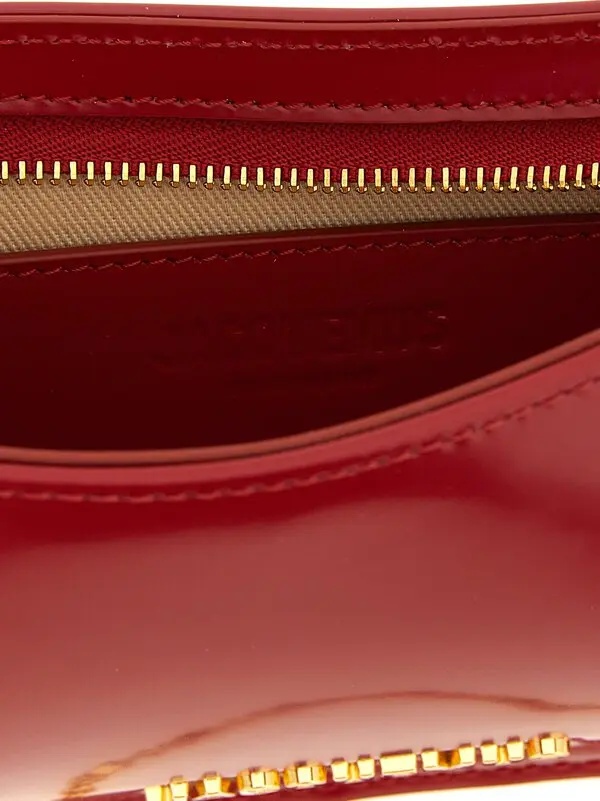 Jacquemus Le Petit Bisou Chaîne Shoulder Bag - Red
