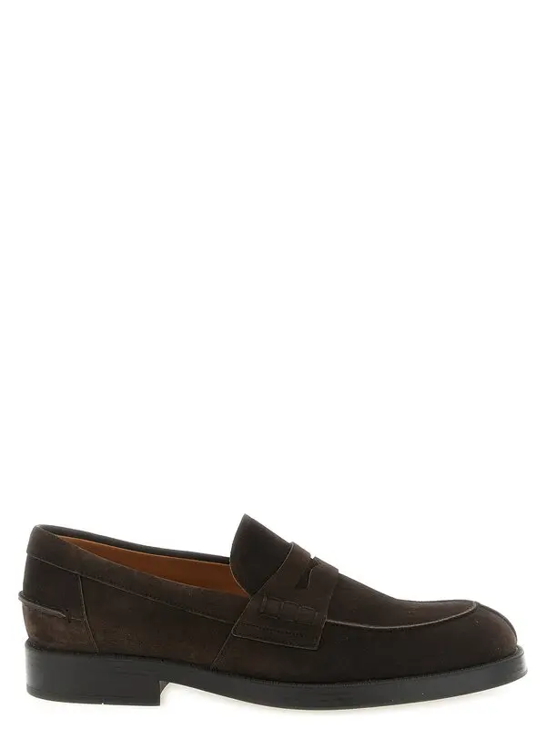 TOD'S Suede Loafers - Brown