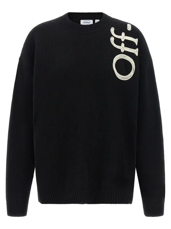Off-White Vertical Bookish' Sweater - Multicolor