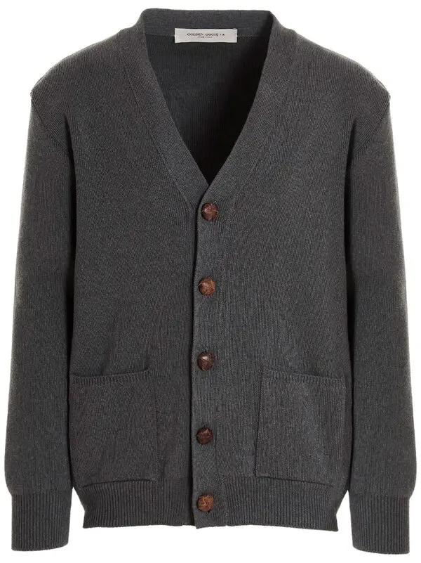 GOLDEN GOOSE Logo Cardigan